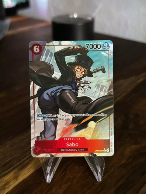 ONE PIECE TCG OP05 - Awakening Of The New Era - Sabo OP05-007 SR Alt ... ONE PIECE TCG OP05 - Awakening Of The New Era - Sabo OP05-007 SR Alt ...