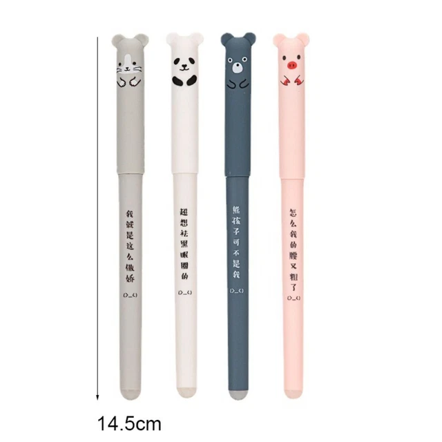 STUDENT GIFT CUTE Animal Erasable Gel Pen Neutral Pen INS Bear ...