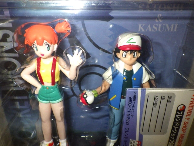POKEMON CHARACTERS WORLD vol.2 Satoshi & Kasumi Figure Tomy Limited ...