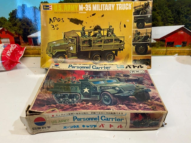 REVELL.NITTO KAGAKU.MODEL KIT’S.U.S. Military Army Personnel Carriers ...