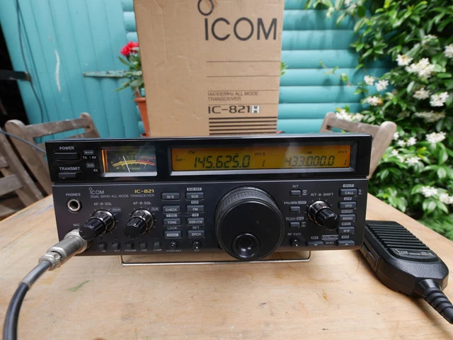 ICOM IC-821 VHF/UHF 2M/70CM Multimode HAM Radio FREE UK Post £389.22 ...