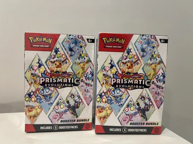 POKEMON TCG SCARLET & Violet Prismatic Evolutions Booster Bundle SEALED ...