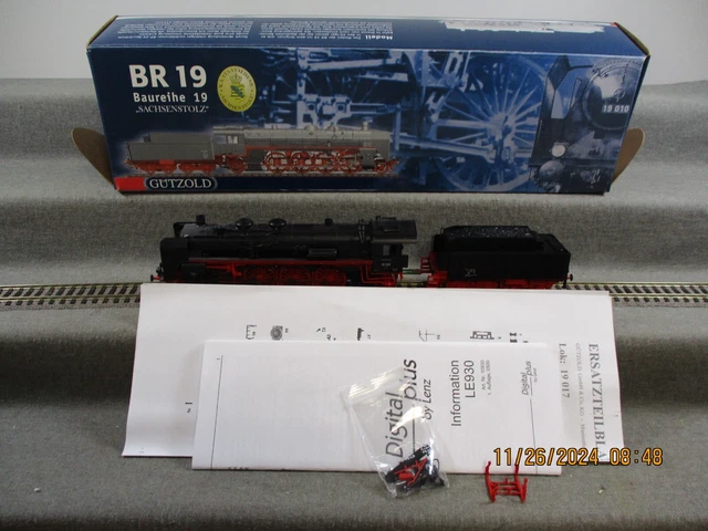 GÜTZOLD 48130 DAMPFLOK BR 19 017 DRG [H0, AC, Digital, Defekt] in OVP EUR 171,00 - PicClick DE
