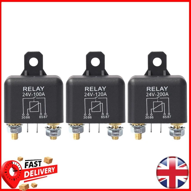 24V 100A/120A/200A HIGH Current Relay Continuous Type Heavy Current ...