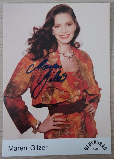 AUTOGRAMM DEUTSCHE FILM- und TV Schauspielerin Maren Gilzer (104619) EUR 3,99 - PicClick DE