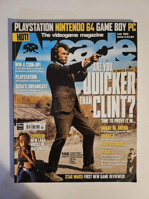 ARCADE MAGAZINE. RETRO Gaming. July 1999. Issue 8. QUAKE, SYPHON FILTER ...