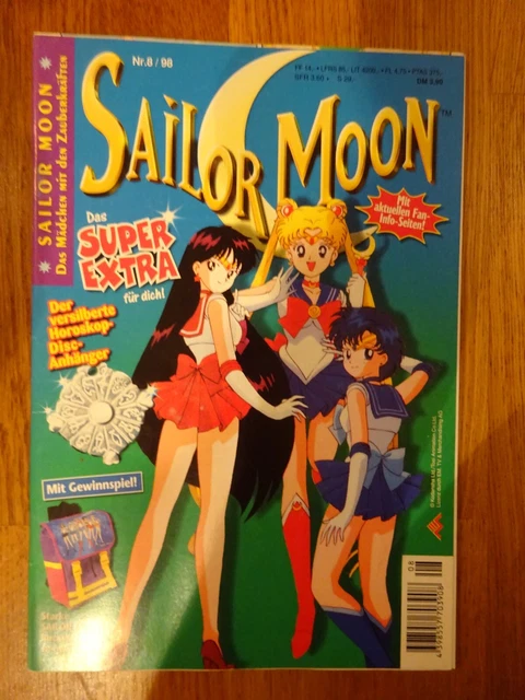 SAILOR MOON COMIC #8/98 senza supplemento! Non letto! Manga / anime EUR ...