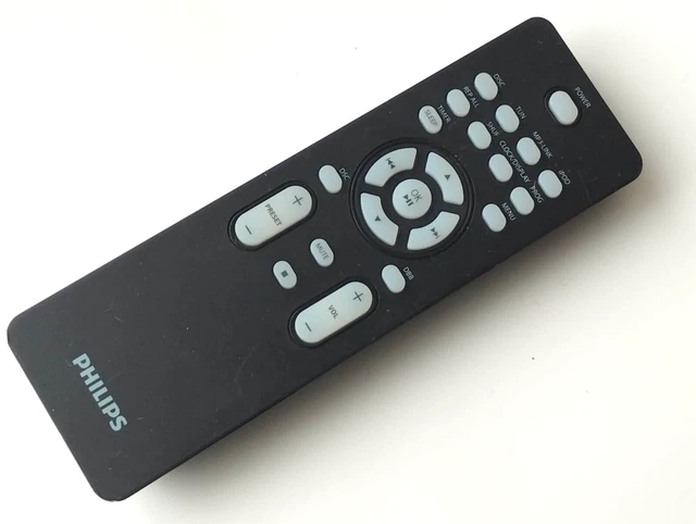 REMOTE CONTROL RC2022407/01 Philips DCM186 DCM105 CD MP3 Mini Music ...