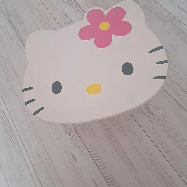 MINI MESA PLEGABLE Hello Kitty, retro 20+ años, usada, 11,8 x 10 x 7,3 ...