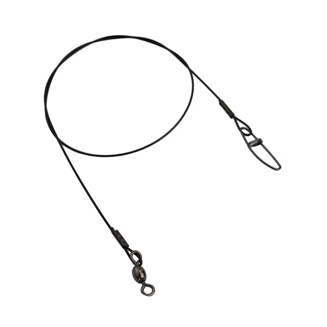 125LB FISHING WIRE Heavy Duty Fish Leader Nylon Coated Stainless Steel ...