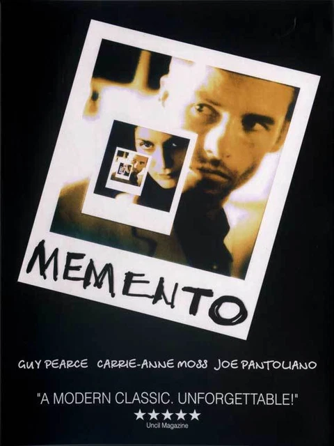 MEMENTO - GUY Pearce - Carrie-Anne Moss - 2 Aushangfotos - 21x29cm ...