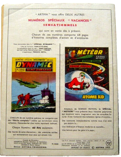 AUDAX SPÉCIAL ÉTÉ N°49 de 68 pages 1956 ARTIMA, ARDAN, TAROU, VIGOR ...