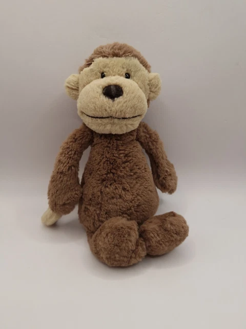 JELLYCAT SMALL 8& Bashful Monkey Kids Children Plush Soft Toy £8.49 - PicClick UK