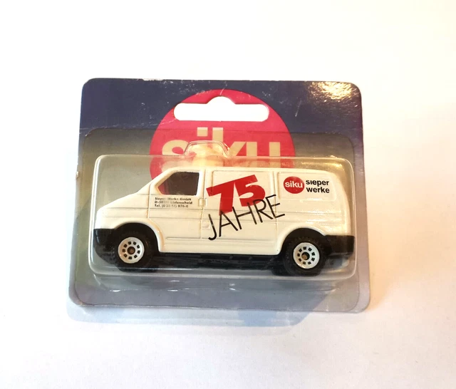SIKU 0820 * 75 JAHRE SIEPER WERKE von 1996 in OVP * Sondermodell VW T4 ...