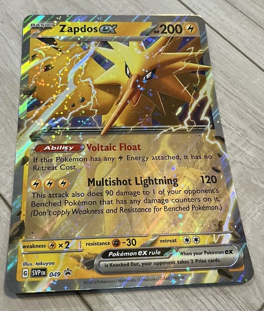 Zapdos Ex Card