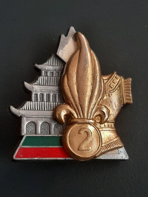 2° REG GENIE Foreign Legion Badge Badge ATLAS ARTHUS BERTRAND REMOVAL £ ...