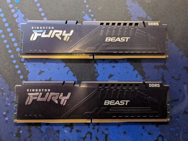 32GB (16GBX2) KINGSTON FURY Beast KF560C36BBE2K2-32 DDR5 6000MT/s ...