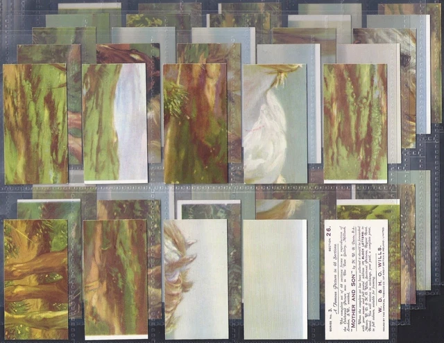 WILLS-FULL SET- MOTHER And Son 1931 (Sectional Jigsaw 48 Cards ...