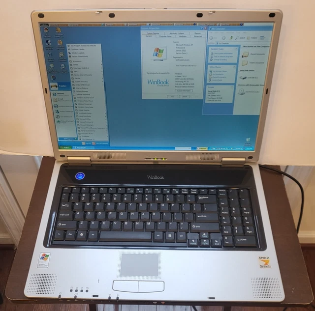 RARE VINTAGE WINBOOK XLi Microsoft Windows XP Professional Retro Gaming ...