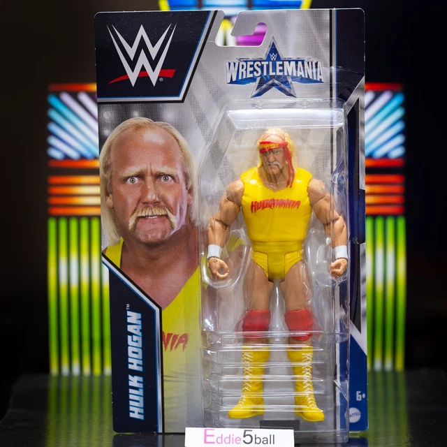 WWE HULK HOGAN Hulkamania Mattel Basic Series Wrestlemania Heritage Figure 2011 £19.45 - PicClick UK