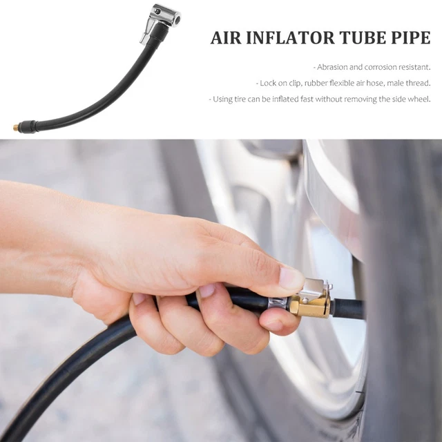 2 PCS AIR Pump Extension Hose Rubber Replacement Inflator Tube Cord £13 ...
