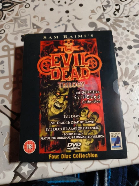 EVIL DEAD TRILOGY | 4-Disc DVD Boxset | Region 2 | Limited Edition ...