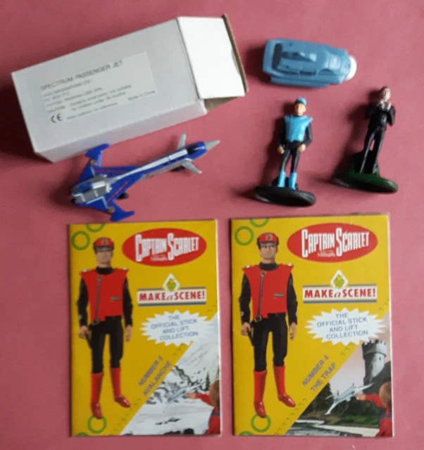 CAPTAIN SCARLET: Die-Cast Spectrum Passenger Jet ,Make A Scene & Cereal ...