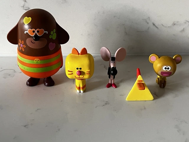 CBEEBIES HEY DUGGEE 5 Rare Character Figures - Duggee Chick Monkey Enid ...