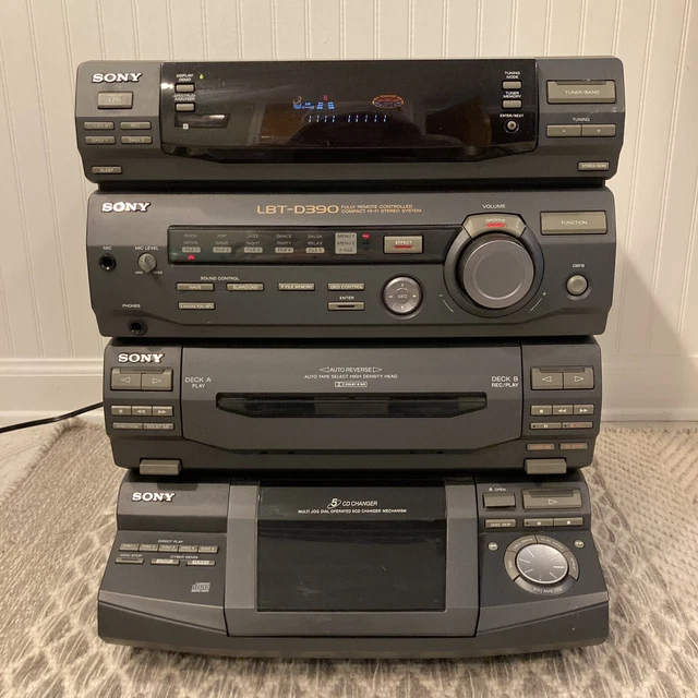 VINTAGE SONY LBT-D390 Stereo System - Tested! - All Components Work ...