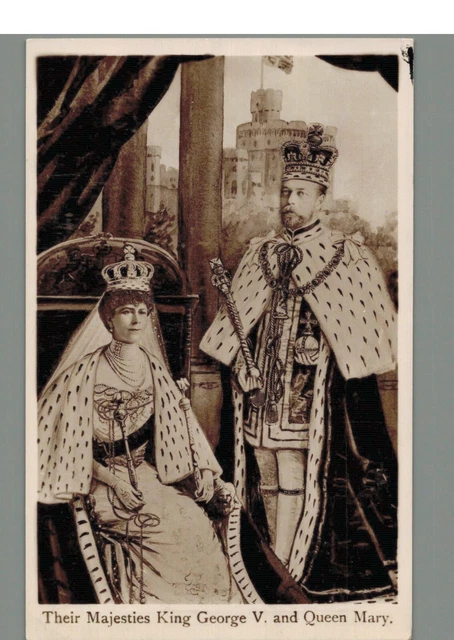 KING GEORGE V and Queen Mary : Vintage Postcard From 1912 EUR 8,14 ...