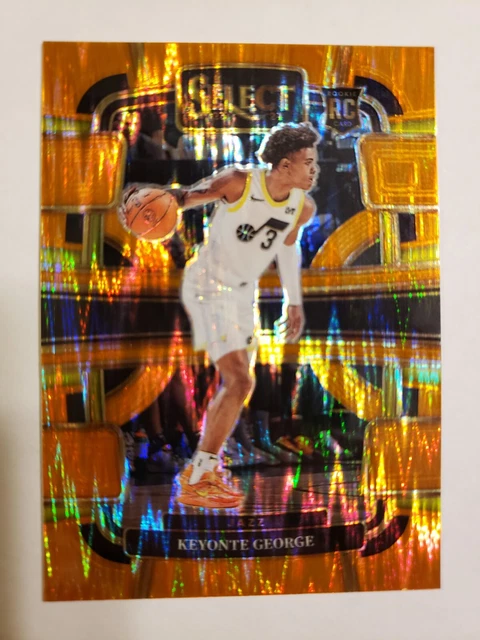 2023-24 PANINI KEYONTE George RC Select orange flash niveau recrue #75 ...