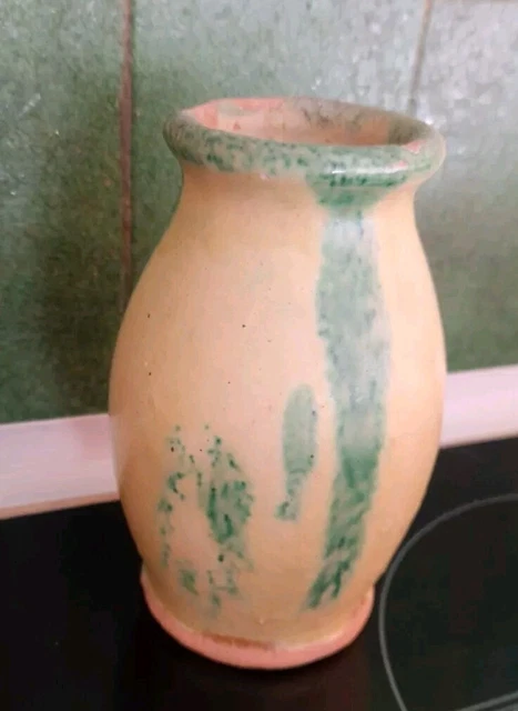 POT ANCIEN TERRE Cuite Vernissee 19ème Siecle Antique EUR 29,00 ...