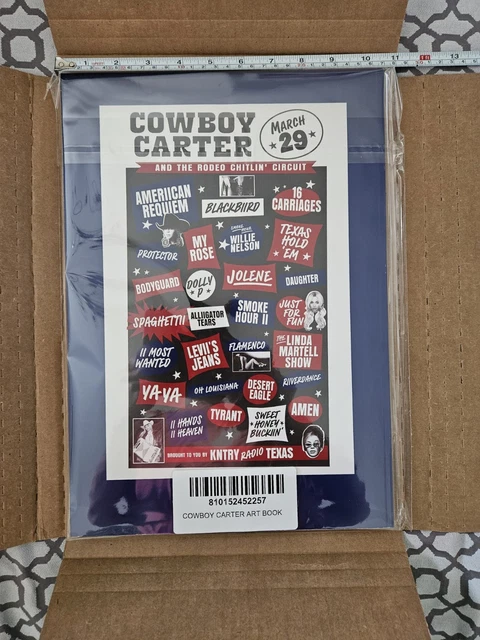 BEYONCE COWBOY CARTER Tour Art Book Programme 🤠 Official Merch Rare 🤩 £ ...