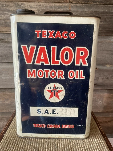 VINTAGE TEXACO OIL Can Valor 2 Gallon Texaco Can $70.00 - PicClick CA