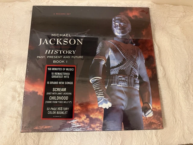 MICHAEL JACKSON HISTORY Past Present Future 3 x LP Vinyl 1st Press ...