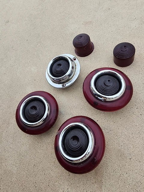 1946 1947 1948 Lincoln Continental Inside Bakelite Door Push Button Lot Hotrod $411.58 - PicClick CA