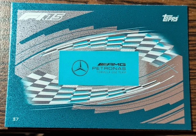 TOPPS FORMULA 1 Turbo Attax 2025: AMG Petronas Team Logo Green Parallel ...