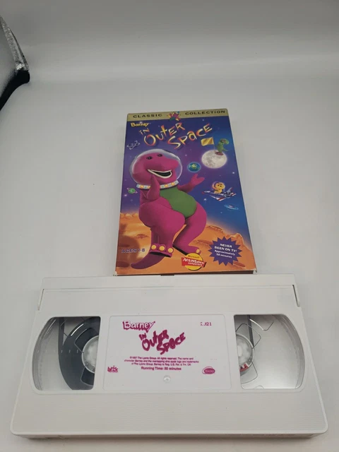 BARNEY IN OUTER Space VHS Tape 1998 Classic Collection Lyrik Studio ...