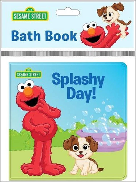 SESAME STREET: ELMO'S Splashy Day! Bath Book by Pi Kids Novelty Book £ ...