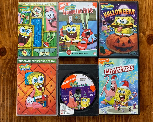 SPONGEBOB SQUAREPANTS COMPLETE Season 1-8 Dvd lot EUR 43,84 - PicClick FR