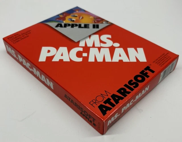 ATARISOFT MS PAC-MAN for Apple II, II+, IIe, IIc, IIgs - Tested ...