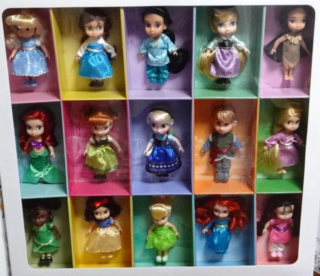 LOT DE 15 mini poupées Princess Collection Animators Disney Store EUR ...