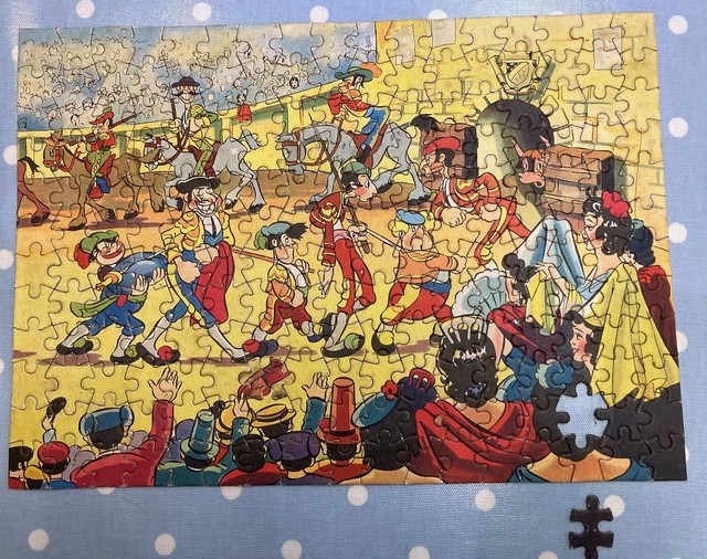 WALT DISNEYS FERDINAND The Bull Vintage Jigsaw No 3 The Parade In The ...