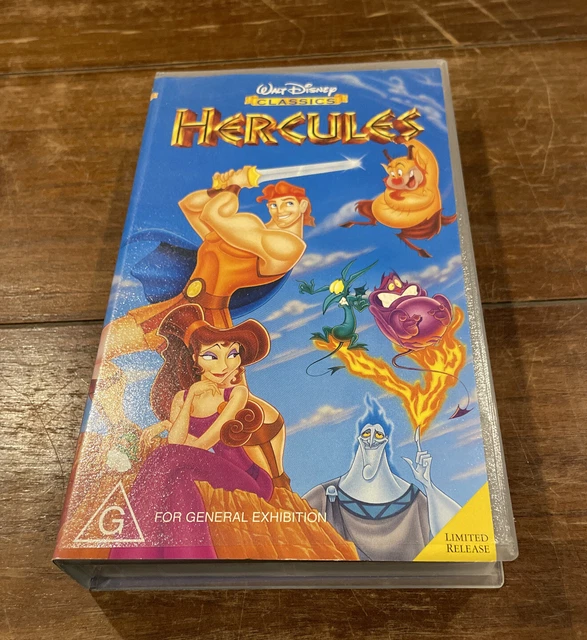 LIMITED RELEASE WALT Disney Classics Hercules VHS Video Cassette Tape ...
