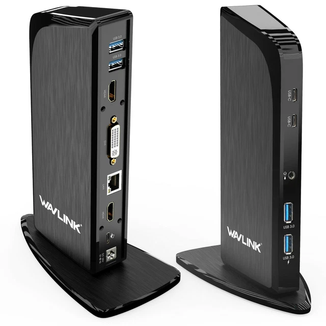 WAVLINK UNIVERSAL USB-C Dock Notebook-Dockingstation w/ 100W PD 4K HDMI ...