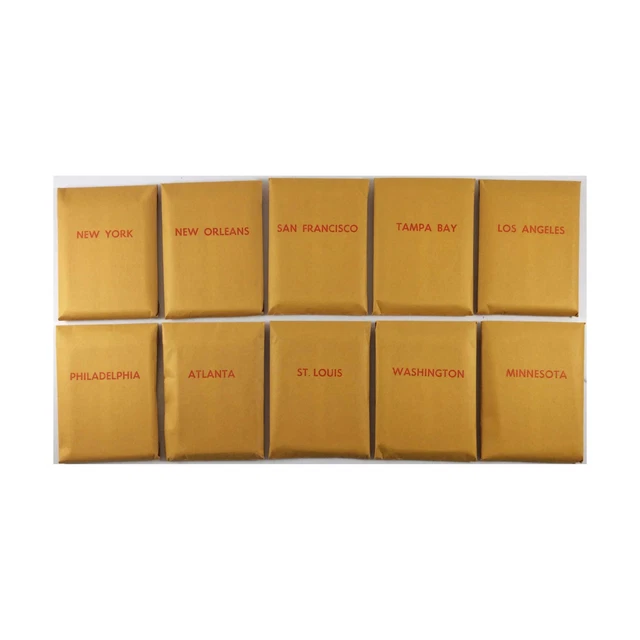 APBA FOOTBALL CARD Sets Football (Complete Season Cards 1986) (1st) Ex ...