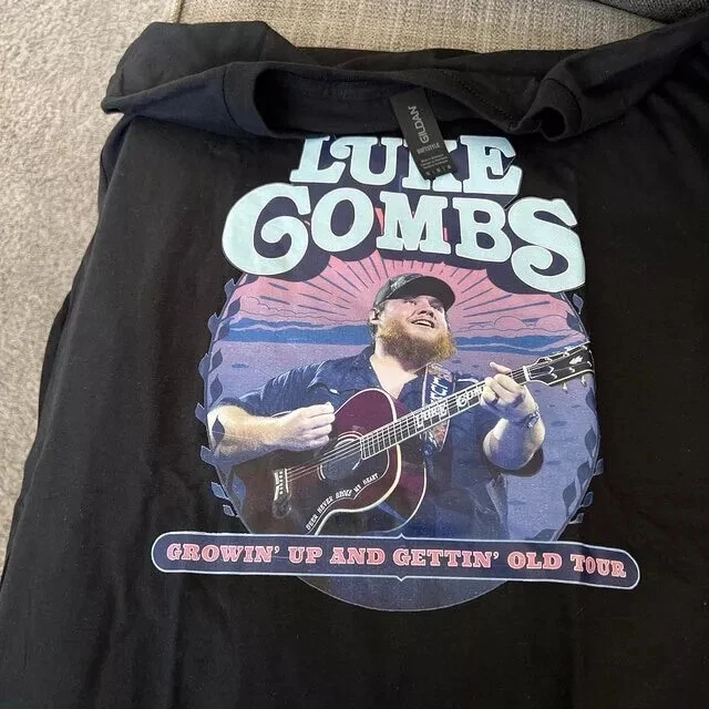 LUKE COMBS 2024 Tour Growing Up And Getting Old Shirt Unisex EUR 21,46 ...