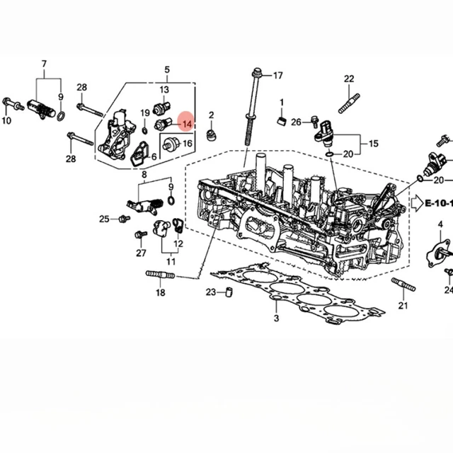 1 PC VALVE Timing Oil Pressure Switch For Honda HR-V Civic For 37250 ...