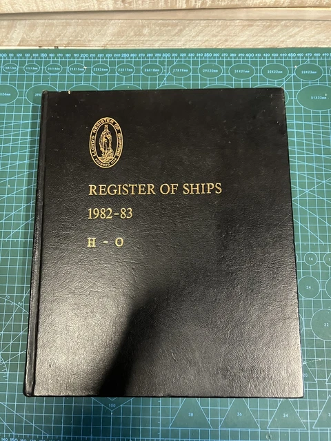 LLOYD'S REGISTER OF Shipping Register Of Ships 1982-83 1983 A-G ...