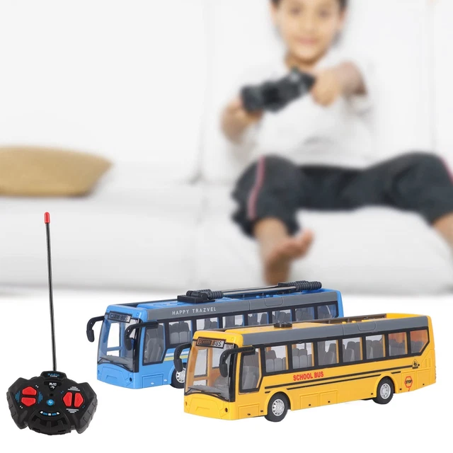 REMOTE CONTROL BUS High Simulation All Directions Driving Rechargeable ...